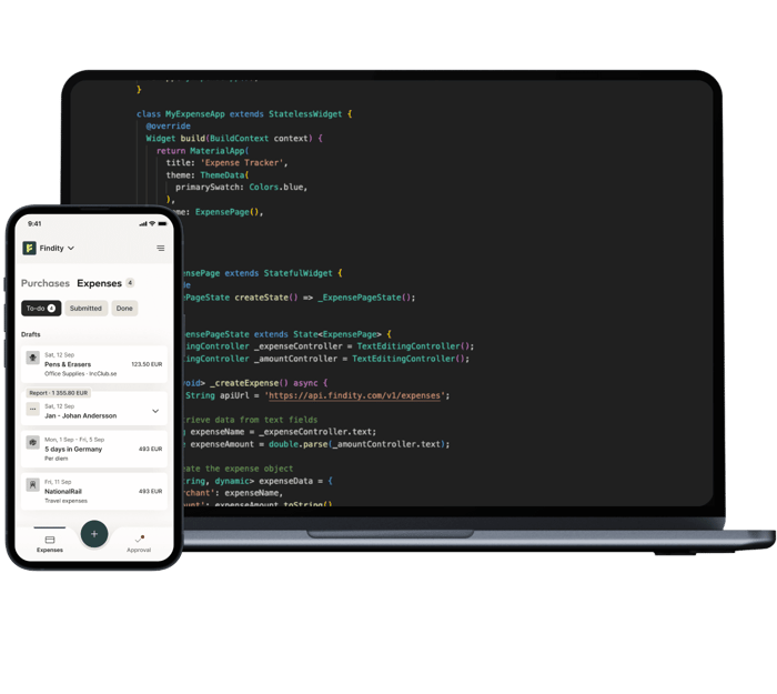 Findity | Expense API – the smartest way to build expense management